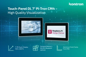 News: Kontron präsentiert zur SPS 2023 das neue 7“ Touch Display auf Basis des Compute Modul 4 ...